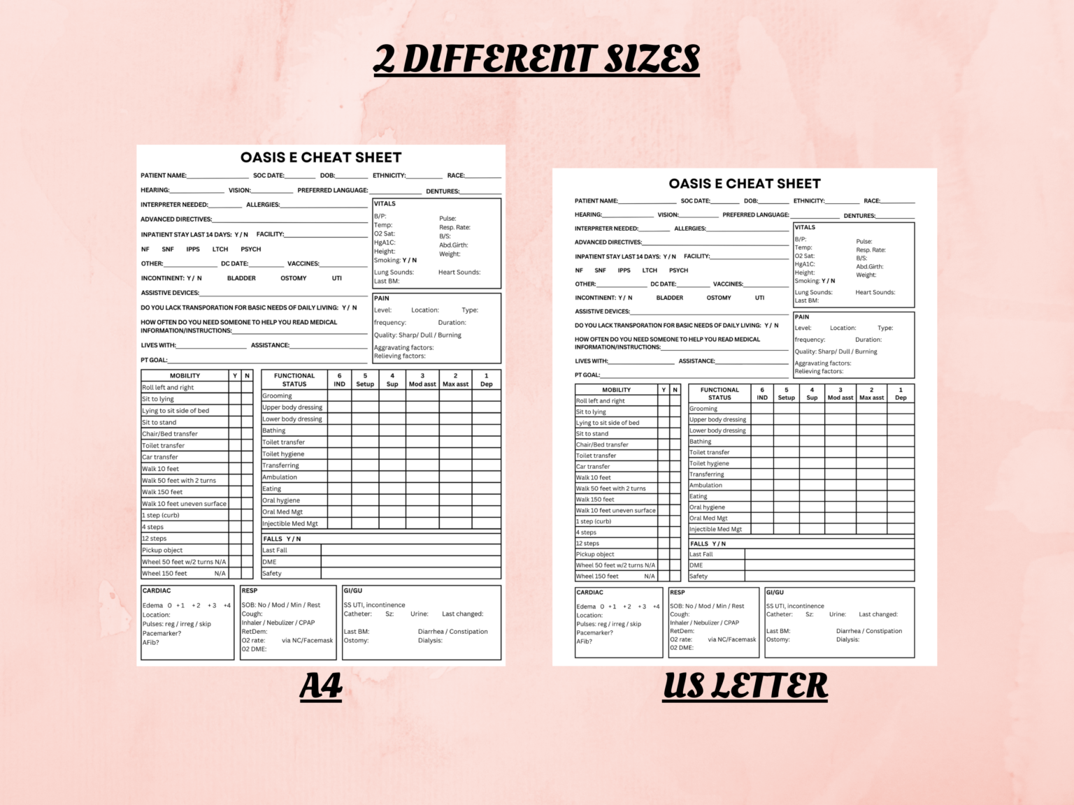 OASIS E Cheat Sheet Bundle - Study In Nursing OASIS E Cheat Sheet Bundle - Study In Nursing