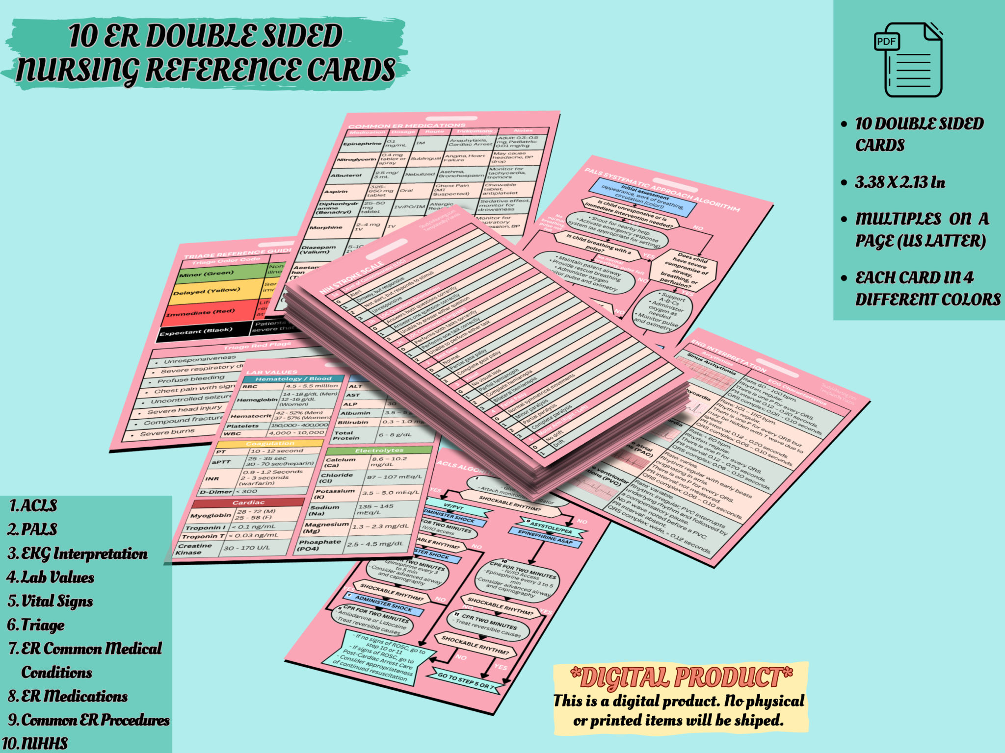 Lab Values For Nursing Reference Card - Study In Nursing