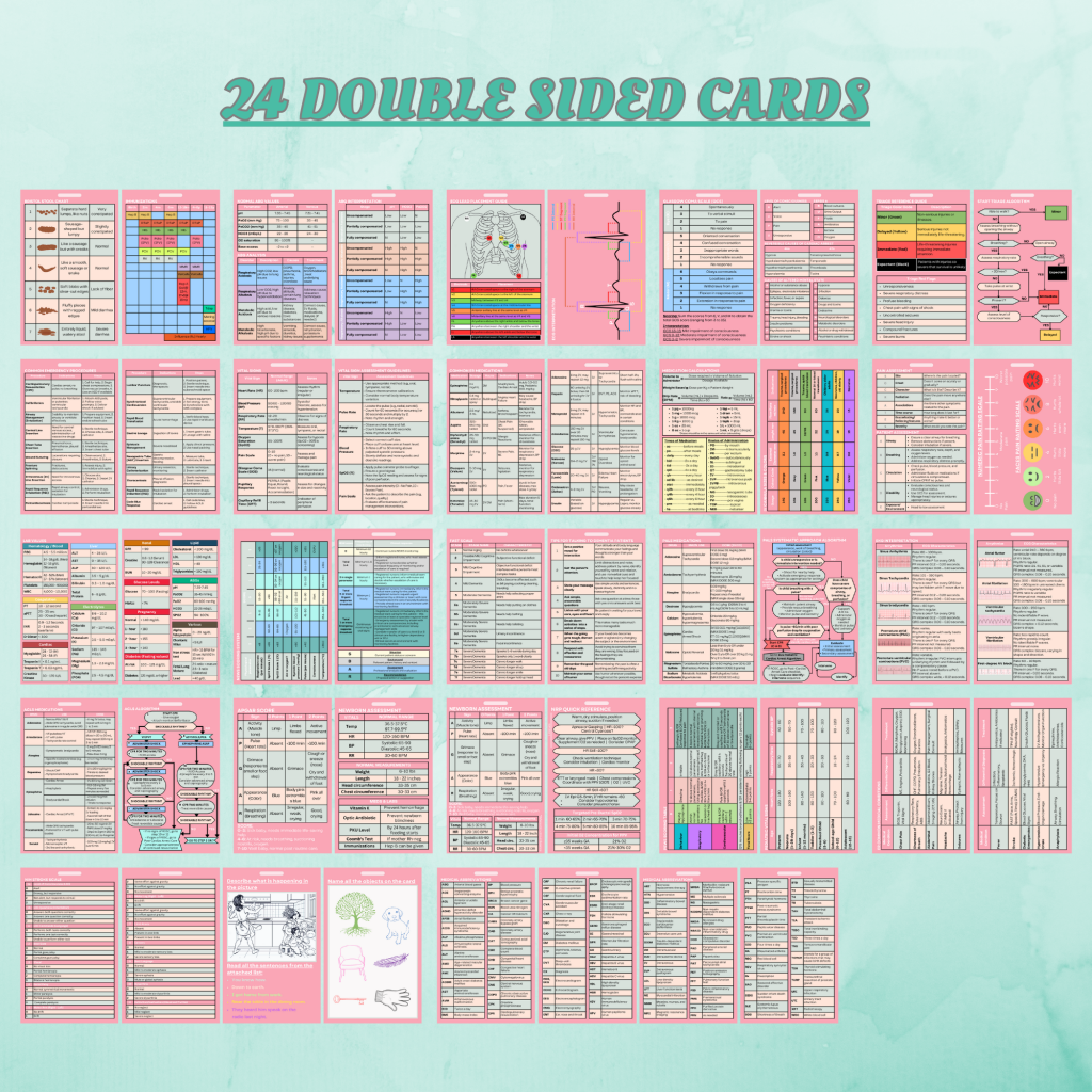 Complete Nursing Badge Cards & Medical Badge Cards Pack